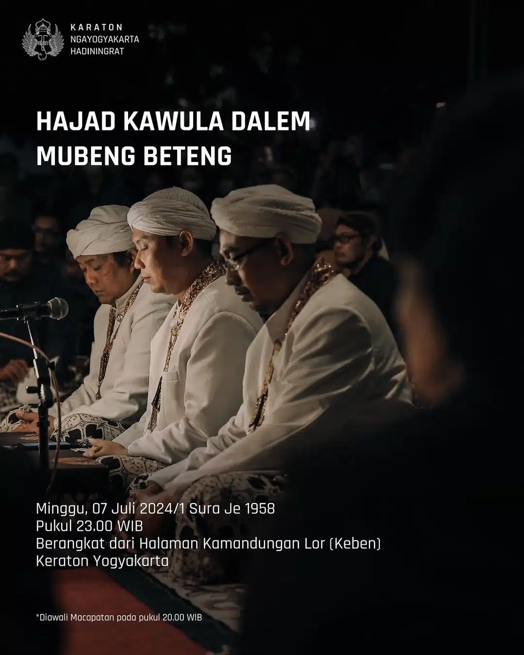 Tradisi Mubeng Beteng Kraton Yogyakarta 2024 serta Tata Cara, Alur, dan ...